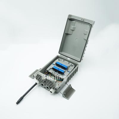 China 1:16 Fiber Optic Splitting Box With 16 Cores Capacity 4 Cable Entrance for sale