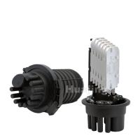 Quality Durable 144 Cores 11 Ports Vertical Optical Fiber Splice Closure Heat Shrinkable for sale