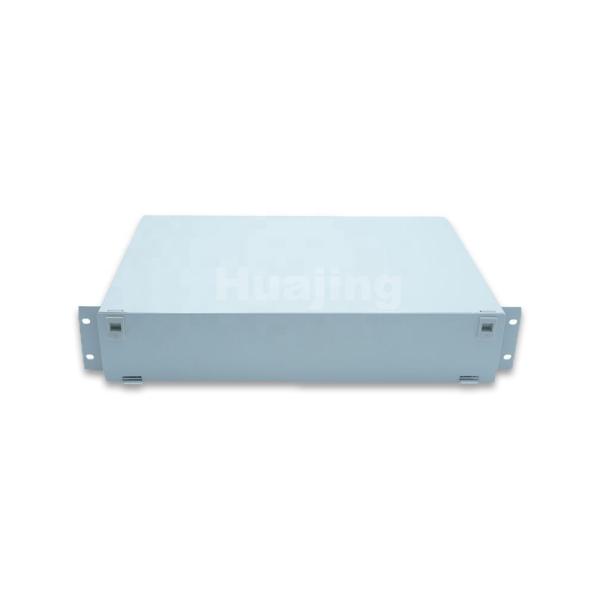 Quality Drawer Type Fiber Optic Terminal Box 19 Inch With Dustproof Protection Cover for sale