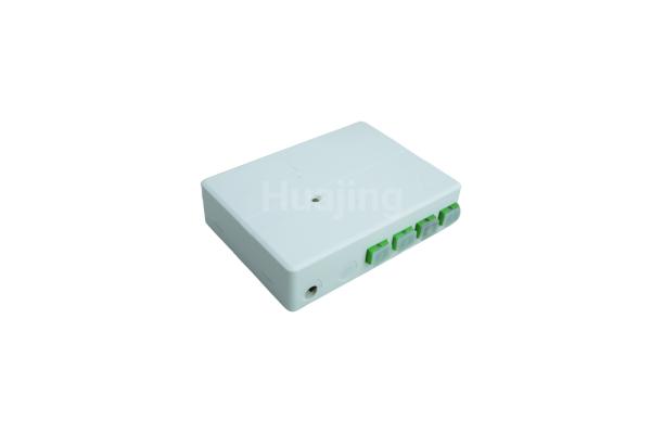 Quality 4 Cores FTTH Fiber Termination Box Supporting Unbroken Cable Access With 3 Cable for sale