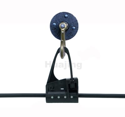China Durable Optic Cable Clamp for Hanging Round Optical Cables with Hinge Type Clamping Structure and Insulation Performance for sale