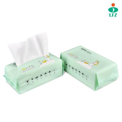 China Ultra Thick 60 Count Disposable face towel Lint- free for Skincare and Makeup Remover for sale