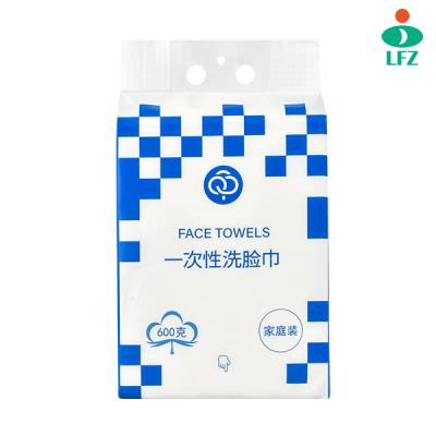 China Disposable Face Towels 160 Count Hanging Design100% Bio-based Viscose Ultra Thick Face Towelettes for sale