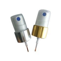 Cina spruzzatore della foschia del profumo 1.4cc/T di 18mm, oro cosmetico dell'erogatore della pompa e chiusura d'argento in vendita