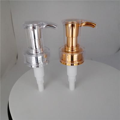 中国 33mmの1.5ml/Tシャンプー ディスペンサー ポンプ、リンスのための金の石鹸ディスペンサー ポンプ 販売のため