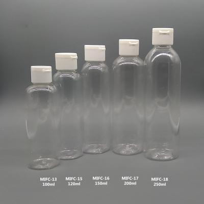 Cina 30ml 60ml 100ml Flip Top Plastic Bottles, bottiglia di plastica dell'ANIMALE DOMESTICO per i prodotti di cura di pelle in vendita