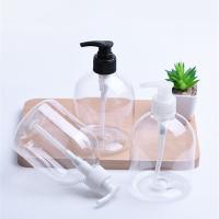 China SGS 500ml Clear Plastic Pump Bottles for sale