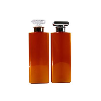 Cina Stampa offset arancio della bottiglia dello sciampo del quadrato 800ml in vendita