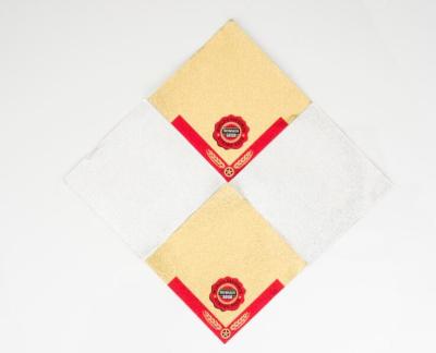 China aluminum foil beer label printed embossing labels glass bottles supplier print factory private label drink for sale