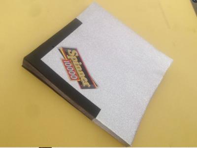 China Adhesive aluminium foil beer neck label with good price best quality Aluminium golden red color beer label foil for sale
