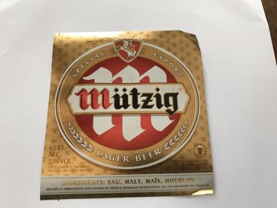 China Printed high quality aluminium foil beer neck label for India beer market Direct manufacturer best-selling aluminum foil for sale