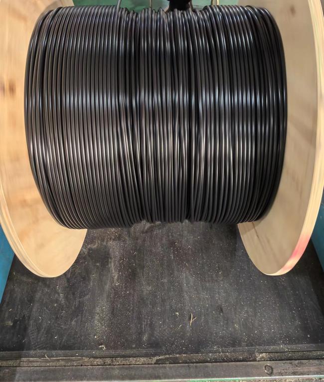 Packaging process for fiber optic cables