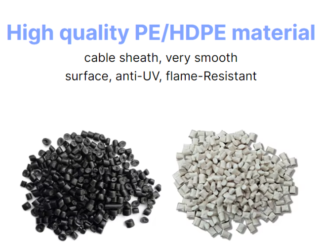 Detailed technical diagram of fiber optic cable specifications