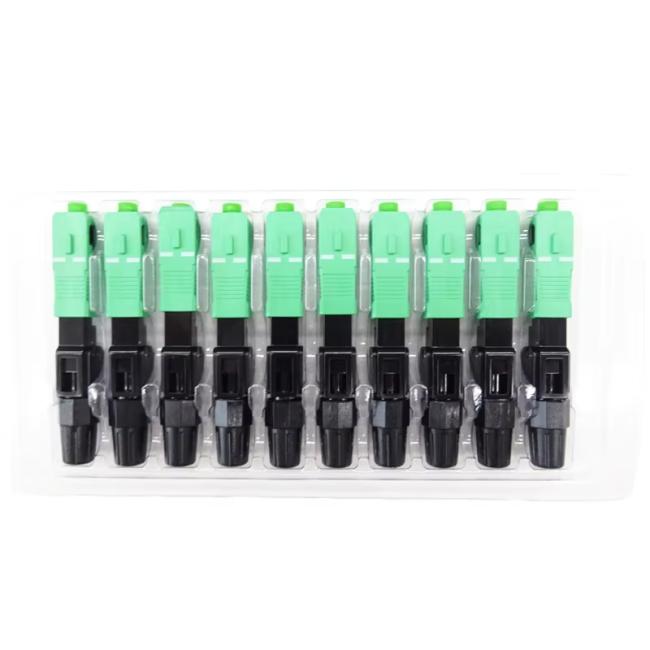 Field assembly of optical fiber connector