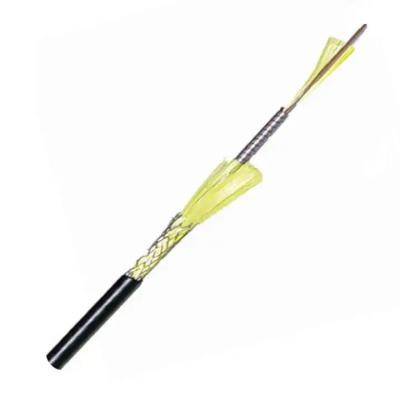 Cina GJFJKV Cavo a fibra ottica blindato a spirale Single Mode 2 4 6 8 12 Core Fibre Optica Cable 657A in vendita