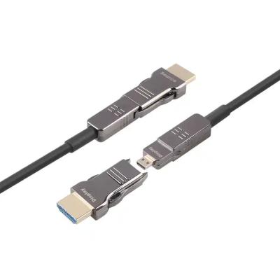 Cina Cavo HDMI ad alta velocità 8K 3D HDMI HDCP 2.2 ARC con HDMI A Male e Micro HDMI Fiber in vendita