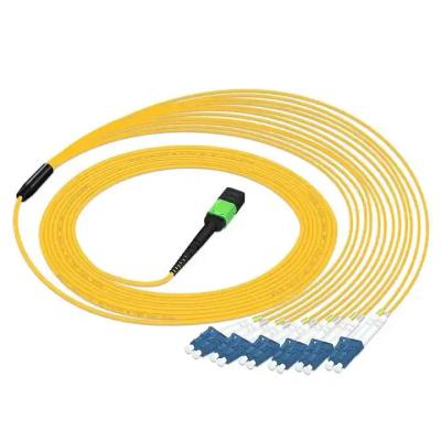 Cina OEM MPO Fiber Optic Patch Cord, Fiber Optic Pigtail per Data Center in vendita
