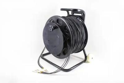 Cina PDLC Cavo in fibra tamburo portabile innesco di estensione bobina Tacical fibra retrattile bobina di cavo in vendita