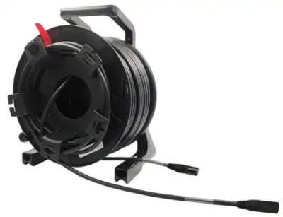Cina Cable Tactical Fiber Optic Reel LC to LC Single Mode Fiber Cable Reel 100m 200m in vendita