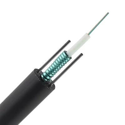 Cina GYXTW Cavo in fibra ottica esterno FTTH tubo di riempimento di luce Cavo in fibra ottica blindato in vendita