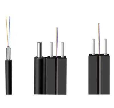 Cina Cable di fibra ottica all'interno e all'esterno SM 1hilo 2 Core Fiber Drop Cable 1km in vendita