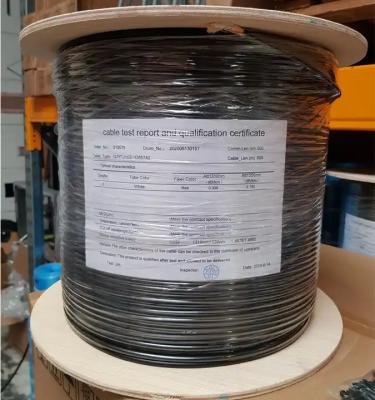 Cina 1 km FTTH Drop Cable 1 Core 500m 5.0mm Double Sheath Fiber Optic Cable 4.6mm 6.0 G657A2 in vendita