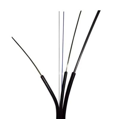 Cina FTTH 1Core 2 Core G657A2 G657A1 Cavo ottico auto-supporto Cavo in fibra ottica filo d'acciaio in vendita
