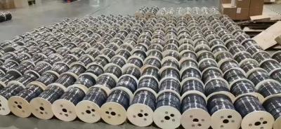 Cina FTTH 1Core 2 Core G657A2 G657A1 Cavo ottico auto-supporto Cavo in fibra ottica filo d'acciaio in vendita