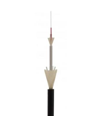 Cina Rete di telecomunicazioni FTTH Drop Cable Double Jacket 2 4 6 12 24 Core LSZH Sheath G652D G657A in vendita