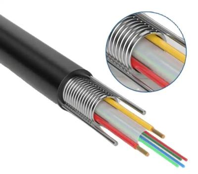 Cina Cavo di fibra ottica ibrida per esterni personalizzato con nastro d'acciaio in vendita