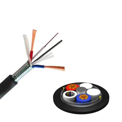 China ISO9001 Hybrid Copper Fiber Cable 24 Core 48 Core 96 Core Composite Fiber Cable for sale