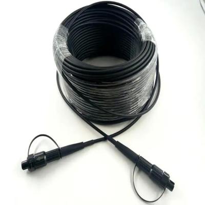 Cina 2m Mini SC Outdoor Fiber Optic Patch Cord Single Mode Simplex SC APC Fiber Cable 5.0mm in vendita