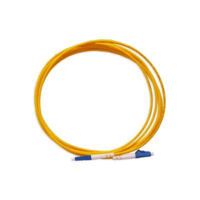 Cina LC a LC UPC polacco Jumper a fibra ottica monomodo 3m cordone giallo a fibra ottica in vendita