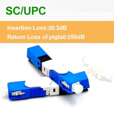 Cina Fibra ottica splice meccanico FTTH Fast Connector per componenti elettronici in vendita
