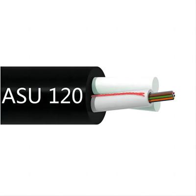 China Mini ADSS Optical Fiber Cable G652D Aerial Self Supported ASU Cable for sale