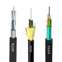 Quality All Dielectric Self Supporting Aerial Fiber Optic Cable 12 24 Core Fiber Optic for sale