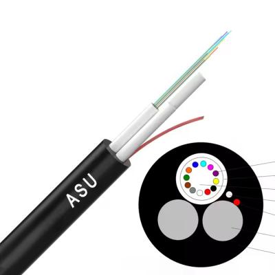 China ADSS Fiber Optic Cable Mini ADSS ASU Cable Fiber Optic ASU 80 ASU 120 6fo G652D 6 8 Hilos 12 24 48 Core Outdoor Fiber Optical Drop Cable for sale