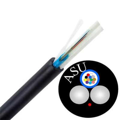 China Cabo de Fibra Óptica para Exterior ASU CABLE ASU80 120 6fo 12fo 4 6 8 hilos 12 núcleo de fibra óptica ASU cabo mini ASU adss 12 hilos à venda