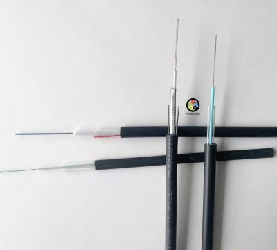 China Singlemode Aerial Fiber Optic Cable GYXTW Aerial Fiber Optic Cable Dia 7mm 6mm GYXTW 4b1 Fiber Optical Cable for sale