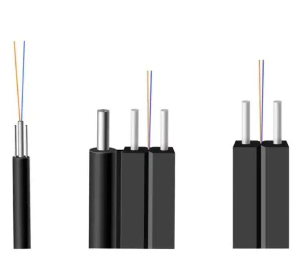 Quality Fig-8 2 Core FTTH Drop Cable Self Supporting Aerial Fiber Drop Cable for sale