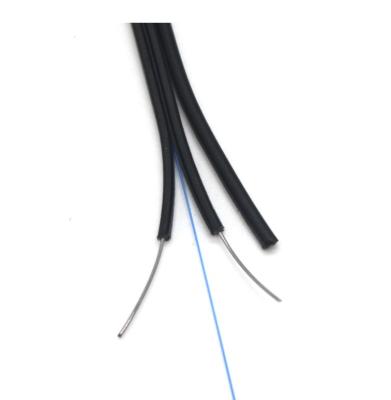 China 1F 2F 4F Self Supporting Drop Cable FTTH Butterfly Drop Cable Black 2.0×5.0mm for sale