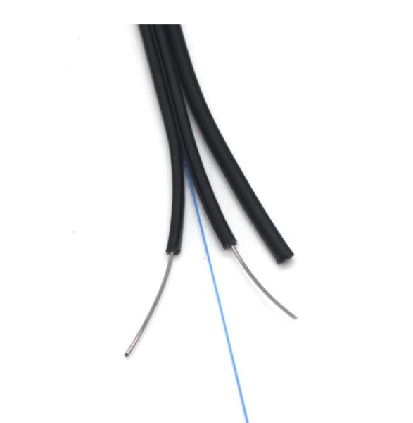 Quality 1F 2F 4F Self Supporting Drop Cable FTTH Butterfly Drop Cable Black 2.0×5.0mm for sale