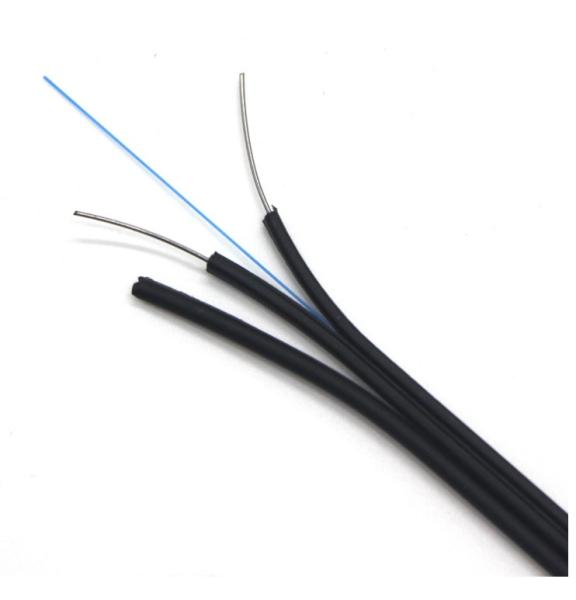 Quality 1F 2F 4F Self Supporting Drop Cable FTTH Butterfly Drop Cable Black 2.0×5.0mm for sale
