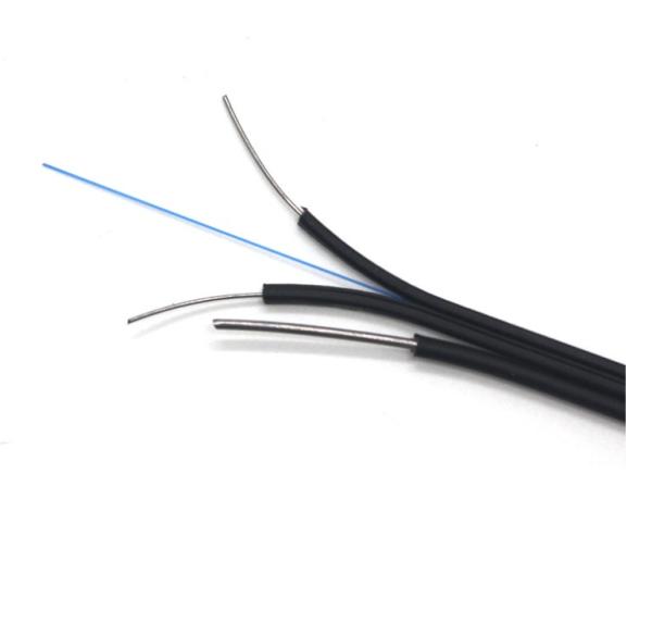 Quality 1F 2F 4F Self Supporting Drop Cable FTTH Butterfly Drop Cable Black 2.0×5.0mm for sale