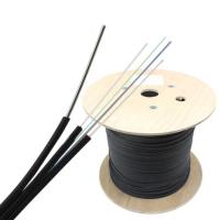 Quality Indoor / Outdoor FTTH Drop Cable Steel Wire Self Supporting Bow Type Cable for sale