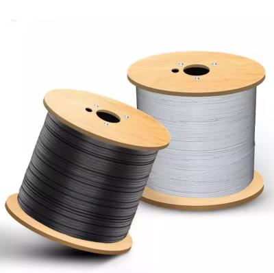 Cina Cavo FTTH a goccia per interni, filo a goccia in fibra ottica auto-supporto tipo arco in vendita