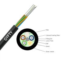 Quality GYFTY Fiber Optical Cable 1 – 216 Cores G.652D Outdoor For Telecommunication for sale