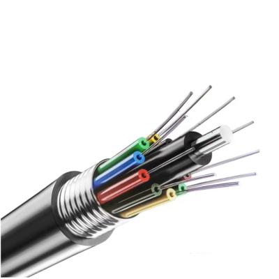 China Outdoor Duct Optic Fiber Cable GYTS GYTA GYTA53 G652D Armoured Fiber Optical Cable for sale