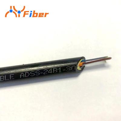 Cina Il singolo della guaina ADSS del cavo a fibre ottiche di potere centro non metallico 4-288 al di sopra in vendita
