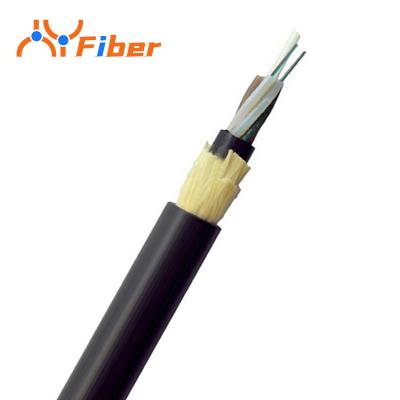 Cina Il doppio centro del centro 288 del cavo a fibre ottiche 4 della guaina ADSS al di sopra non metallico in vendita